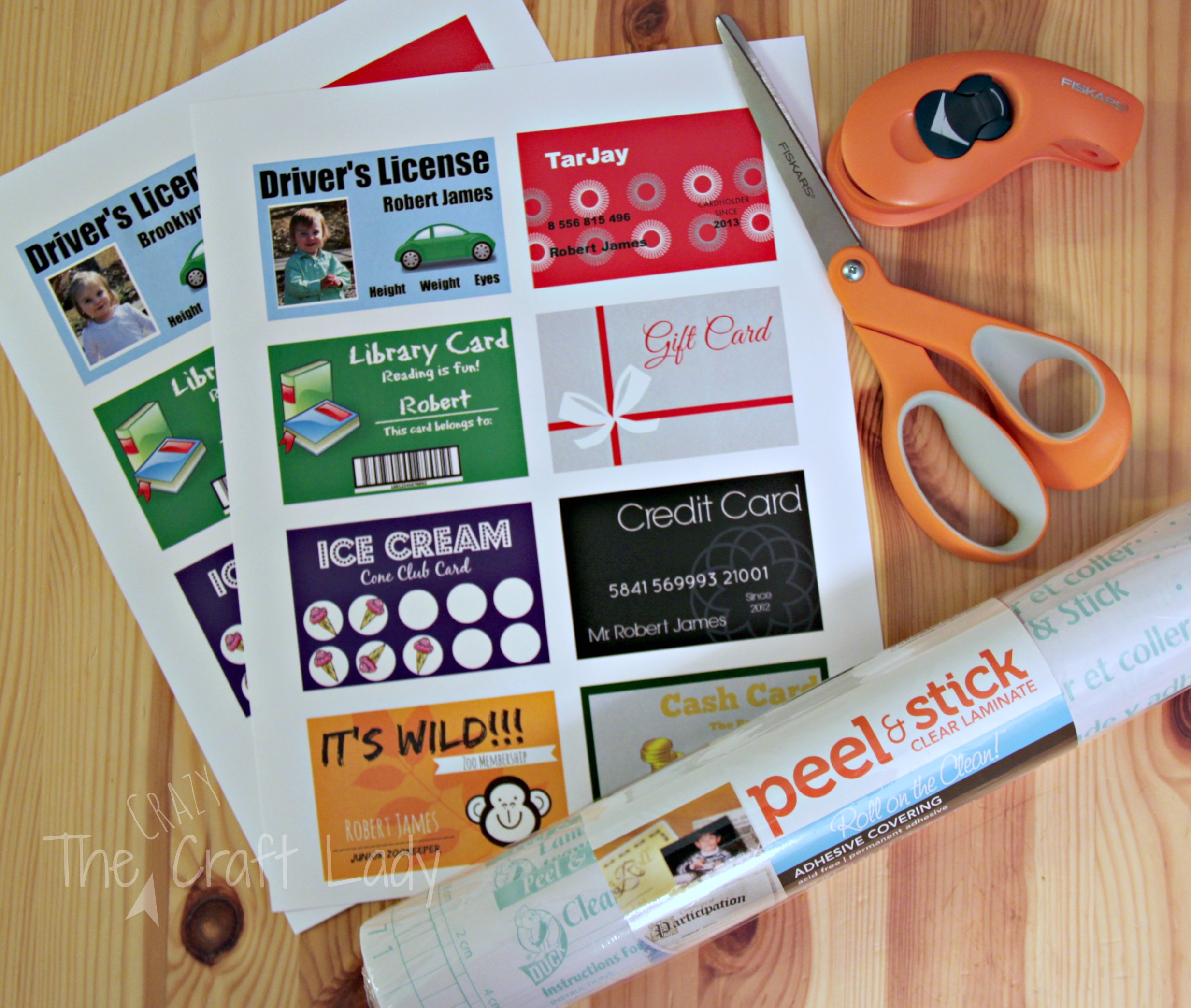 Printable and Customizable Play Credit Cards The Crazy Craft Lady Printable and Customizable Play Credit Cards The Crazy Craft Lady