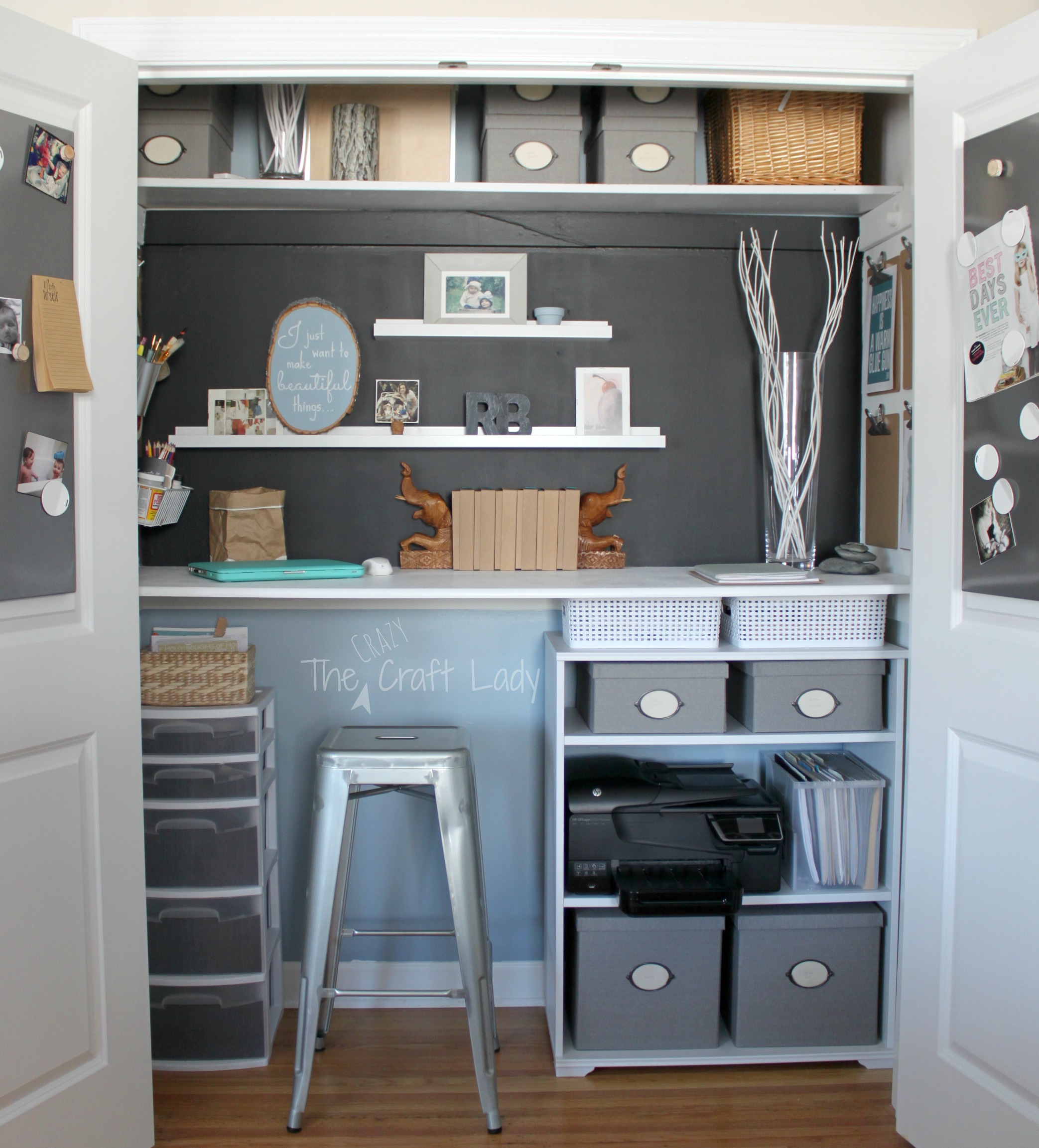 Home Office In A Closet How To Make The Most Of A Little Bit Of Space Home Office In A Closet How To Make The Most Of A Little Bit Of Space