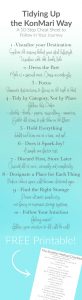 The KonMari Method: A Checklist for Your Journey - The Crazy Craft Lady