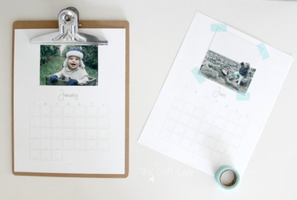 2017 Custom Photo Calendar - The Crazy Craft Lady