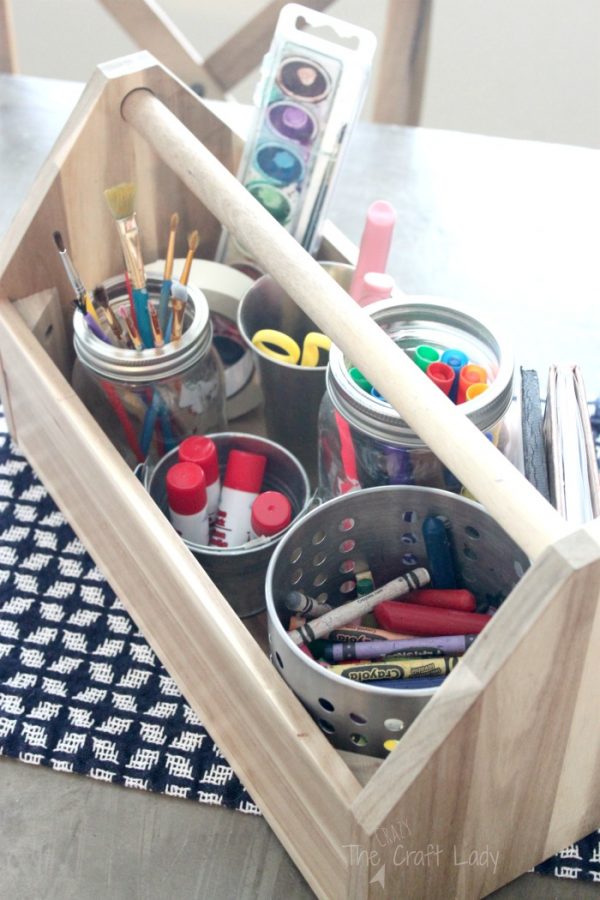 Kids Craft Caddy - The Crazy Craft Lady
