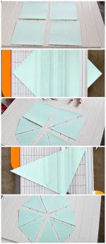 Make a Book Page Pennant Banner for Spring - The Crazy Craft Lady