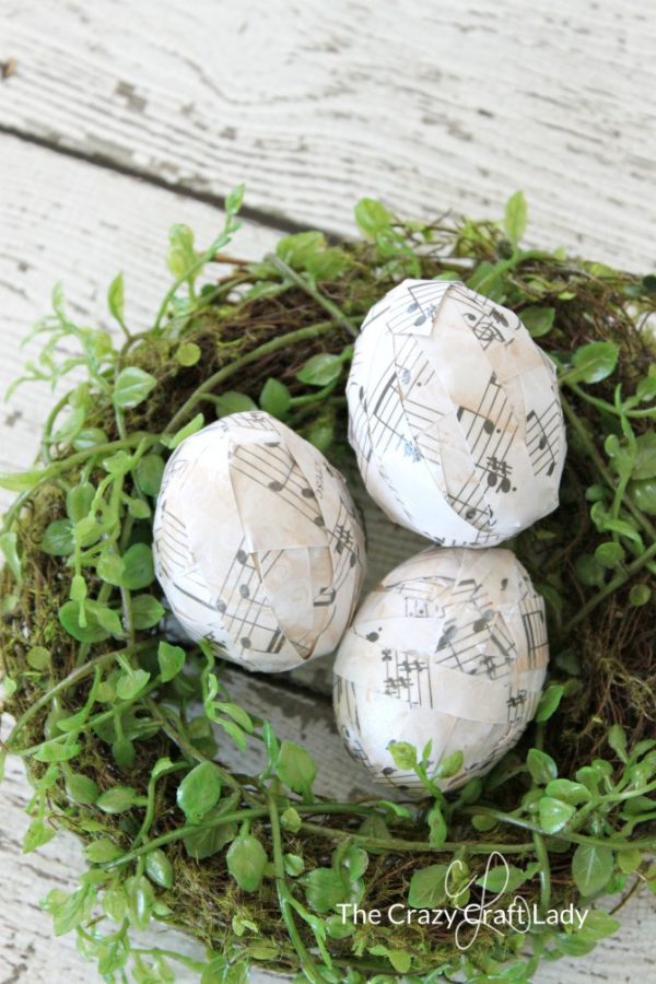 Music Note Easter Eggs - The Crazy Craft Lady