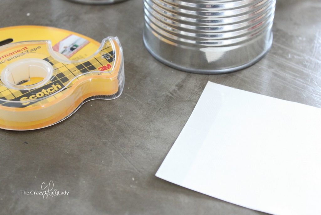 Tin Can Vases: Upcycling with Map Paper - The Crazy Craft Lady