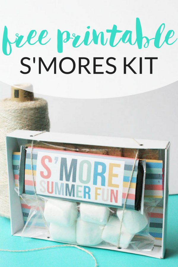 Easy Smores Kit with Free Printables - The Crazy Craft Lady