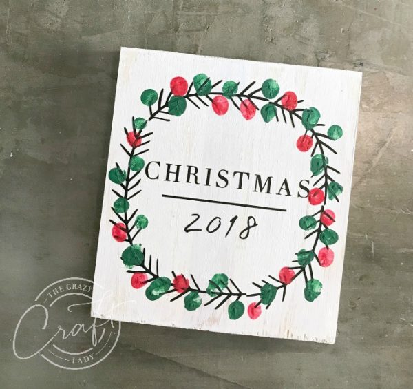 Fingerprint Christmas Wreath - A Christmas Keepsake and Kids Craft ...