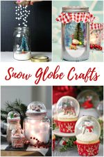 12 DIY Snow Globes filled with Winter Magic - The Crazy Craft Lady