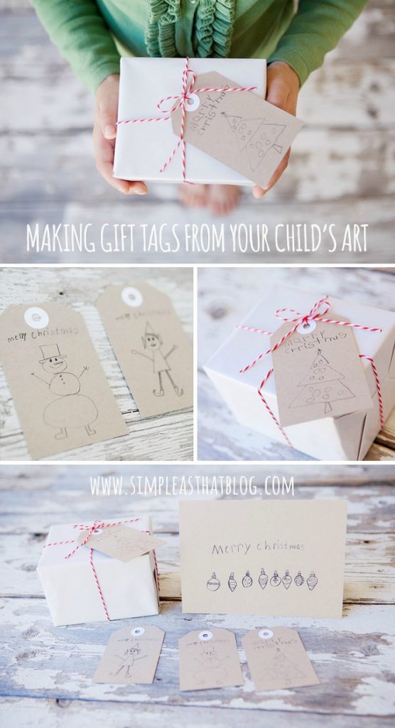 12 Sentimental Homemade Christmas Gifts from Kids - The Crazy Craft Lady