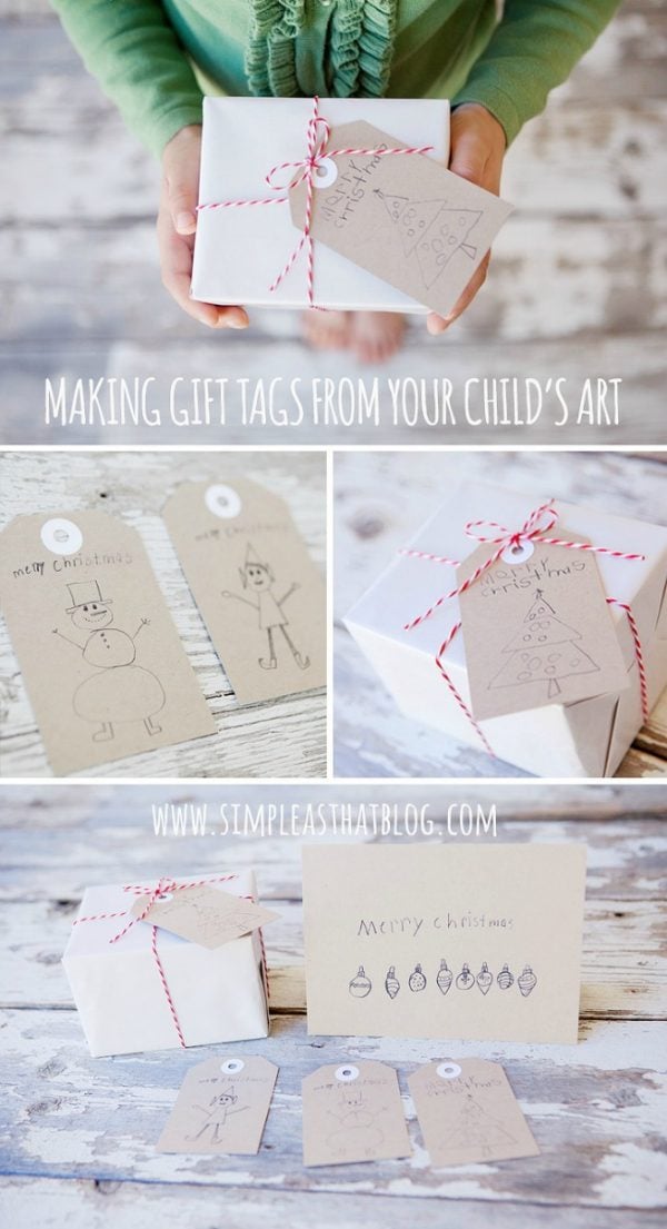 12 Sentimental Homemade Christmas Gifts from Kids - The Crazy Craft Lady