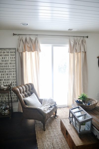 No-Sew DIY Curtain Panels - The Crazy Craft Lady