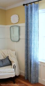 No-Sew DIY Curtain Panels - The Crazy Craft Lady