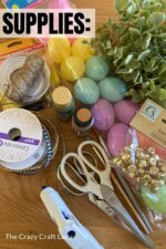 DIY Acorn Christmas Ornaments - made from Easter Eggs!