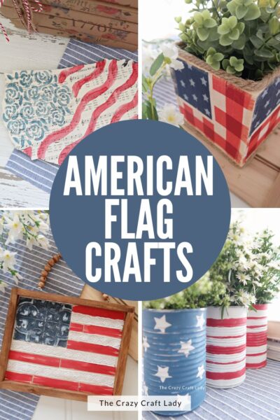 American Flag Crafts - Patriotic Decor all Summer Long!