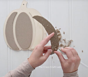 Corrugated Cardboard Pumpkin Craft - The Crazy Craft Lady