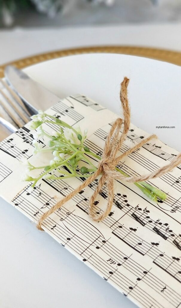 Sheet Music Crafts - How to use Vintage Sheet Music - The Crazy Craft Lady
