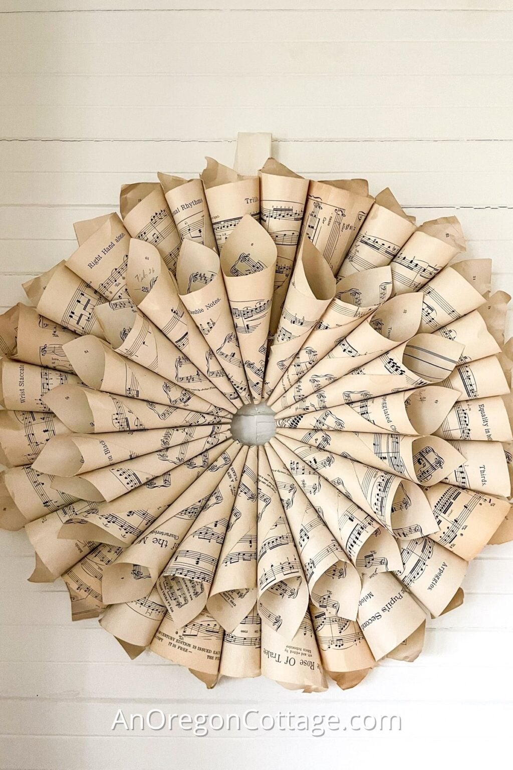 Sheet Music Crafts - How to use Vintage Sheet Music - The Crazy Craft Lady