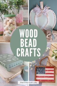 Beautiful and Creative Wood Bead Crafts - The Crazy Craft Lady