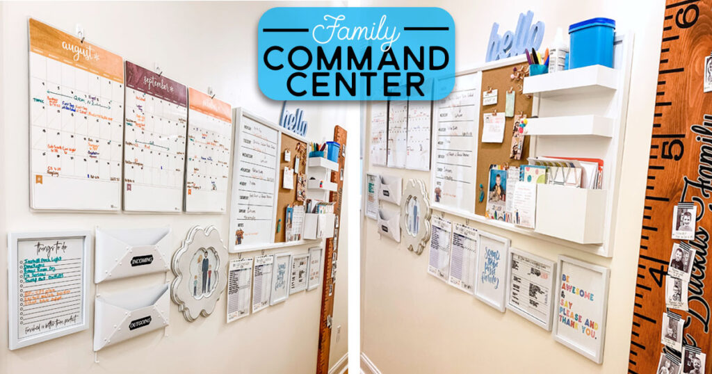 15 Family Command Center Ideas to Inspire - The Crazy Craft Lady