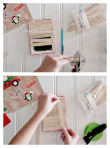Christmas Window Cling Busted Canvas - The Crazy Craft Lady