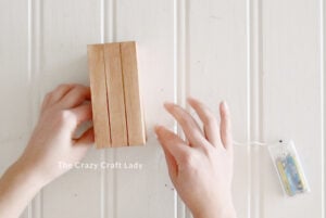 Mini Wood Crate Light Box - a Dollar Tree Craft - The Crazy Craft Lady