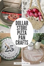 Unexpected Pizza Pan Crafts and DIY Decor Ideas - The Crazy Craft Lady