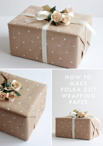 Brown Paper Gift Wrap Ideas - The Crazy Craft Lady