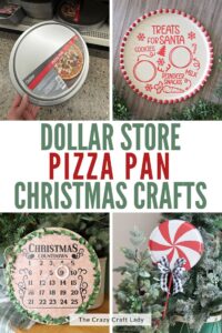 Christmas Pizza Pan Crafts - The Crazy Craft Lady