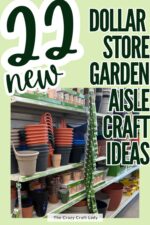 Dollar Tree Garden Aisle Crafts: 22 Creative DIY Ideas for Budget ...